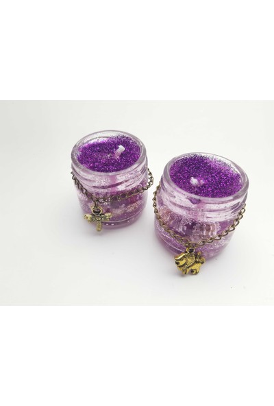 Be Beauty Mor Simli Kavanoz Mum (2 Adet)