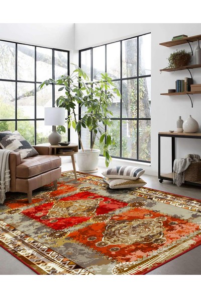 Rugscountry Dijital Baskılı Leke Tutmaz Kaymaz Tabanlı Halı (5 mm Kalınlık, 500 G/m2 Ağırlık) Rugscountry Dijital Baskılı Leke Tutmaz Kaymaz Tabanlı Halı (5 mm Kalınlık, 500 G/m2 Ağırlık)
