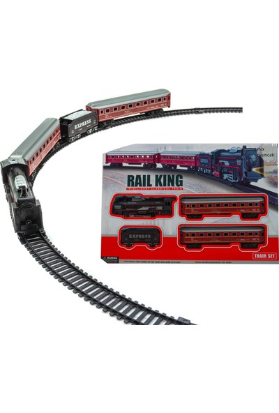 Mix Oyuncak Oyuncak Tren Klasik Tren Işıklı 18 Parça Mix Oyuncak Oyuncak Tren Klasik Tren Işıklı 18 Parça