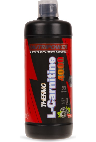 Nutripower Thermo L-Carnitine 1000 ml 2000 Mg Böğürtlen Aromalı