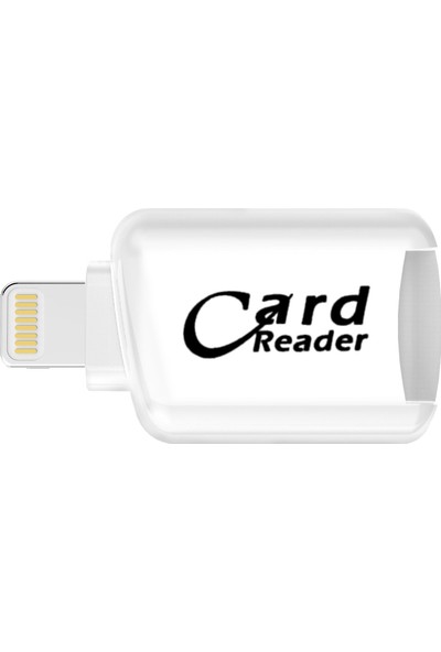Vizyon iPad iPhone Sd Kart Okuyucu Lightning Microsd Card Reader Yedekleme Aparatı Vizyon iPad iPhone Sd Kart Okuyucu Lightning Microsd Card Reader Yedekleme Aparatı