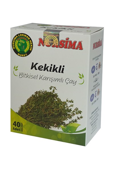 Kumraldede Kekikli Bitkisel Karışımlı Çay 40 Adet Süzen Poşet