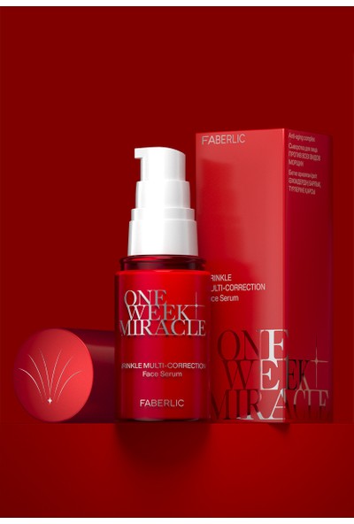 Faberlic One Week Miracle Yüz Serumu Tüm Kırışıklıklara Karşı Koruma Faberlic One Week Miracle Yüz Serumu Tüm Kırışıklıklara Karşı Koruma