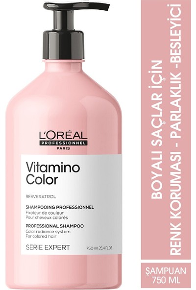 Loreal Professionnel Boyalı Saçlar Için Işıltı Veren Şampuan 500ml Loreal Professionnel Boyalı Saçlar Için Işıltı Veren Şampuan 500ml