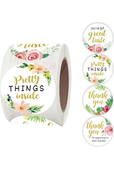 Generic Olanağı Sağlayan 38 Cm'lik 1.5 Inç: 5 Adet Rulo Çiçek Sen Stickers Boyut Ederiz A-134-38MM (Yurt Dışından)