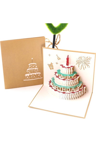 Generic 2 Adet Doğum Günü Kartı Altın Kapak (Yurt Dışından) Generic 2 Adet Doğum Günü Kartı Altın Kapak (Yurt Dışından)