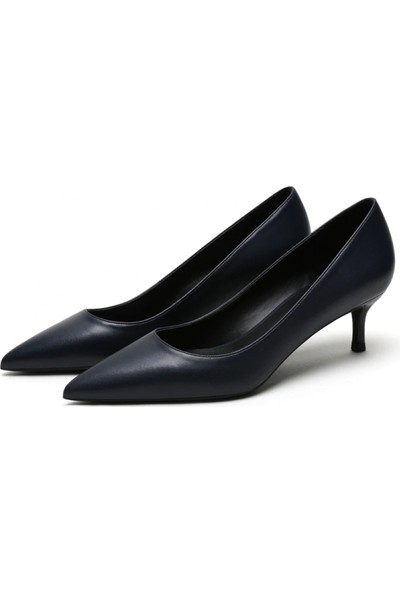 Picky Rose, Lacivert Renk 5cm Topuk Stiletto Picky Rose, Lacivert Renk 5cm Topuk Stiletto