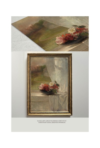 Vintage Çiçek Poster, Galeri Duvarı, Sanatsal Baskı, Tablo Vintage Çiçek Poster, Galeri Duvarı, Sanatsal Baskı, Tablo