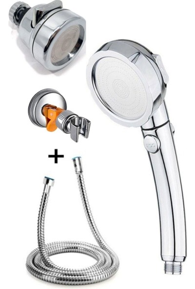 Timbrado Duş Seti 3 Fonksiyonlu Aç Kapa Duş Başlığı Vakumlu Mafsal Hortum 3 Fonksiyonlu Musluk Ucu Timbrado Duş Seti 3 Fonksiyonlu Aç Kapa Duş Başlığı Vakumlu Mafsal Hortum 3 Fonksiyonlu Musluk Ucu
