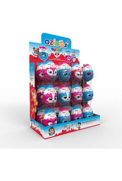 Ozibox Funny Çikolatalı Sürpriz Yumurta 24 Ad