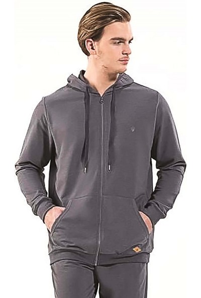 Blackspade 7587 Erkek Fermuarlı Kapşonlu Sweatshirt