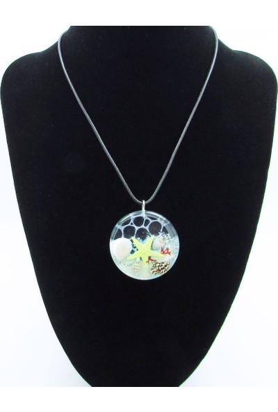 Lila Hediyelik Eşya Deniz - Kumsal Kolye Sevgililer Günü Anneler Günü Doğum Günü Hediyesi Takı