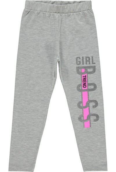 Civil Girls Kız Çocuk Tayt 6-9 Yaş Gri