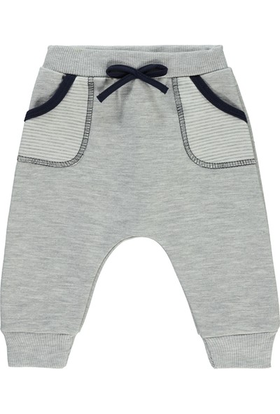 Civil Baby Erkek Bebek Patiksiz Tek Alt 6-18 Ay Açık Gri Civil Baby Erkek Bebek Patiksiz Tek Alt 6-18 Ay Açık Gri