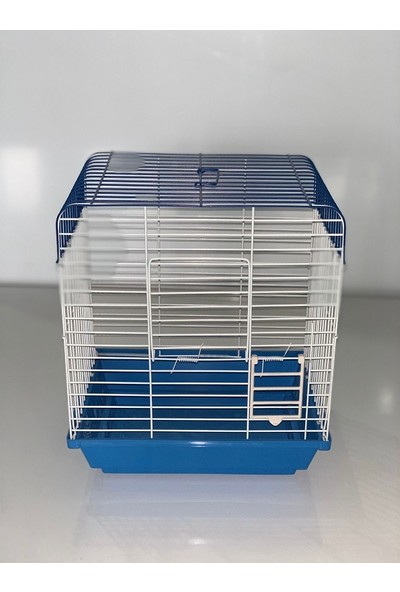 Blu Kafes Tek Kapı Tek Yemlik Kuş Kafesi