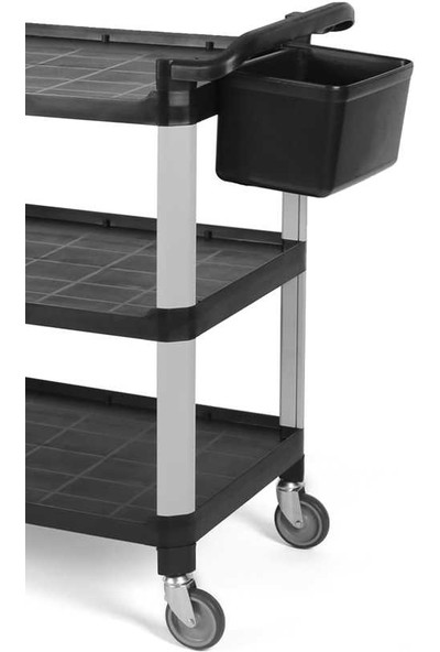 Servis Arabası Kaşıklık Aparatı Siyah