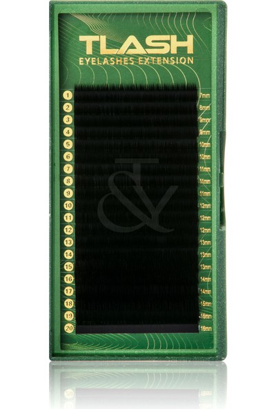 Tlash Ipek Kirpik Klasik C Kıvrım 0.10 - 14MM Tlash Ipek Kirpik Klasik C Kıvrım 0.10 - 14MM