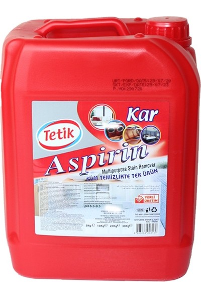 Tetik Start Asprin 30 kg Genel Temizleyici Exstra Temizlik Hijyen Tetik Start Asprin 30 kg Genel Temizleyici Exstra Temizlik Hijyen