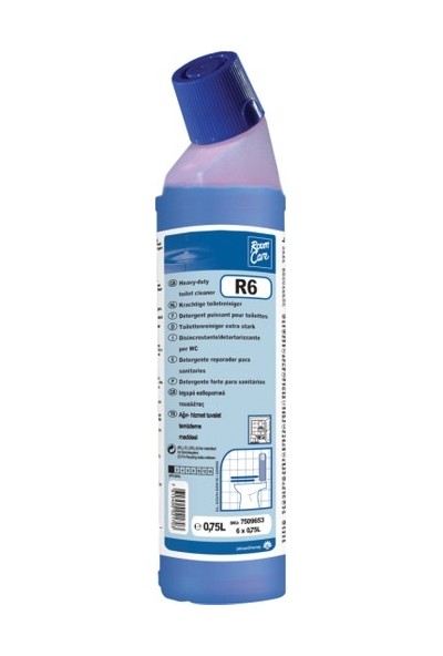 Taski Room Care R6 Ağır Kirler Için Wc Temizlik Ürünü 0,750 ml x 6'lı