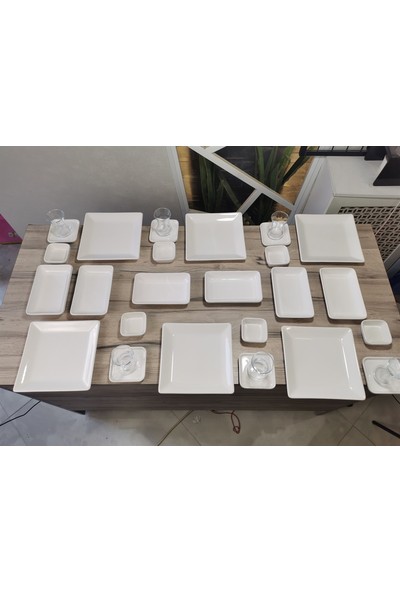 Kitchen Sense 30 Parça Masterchefs Kare Kahvaltı Takımı Kitchen Sense 30 Parça Masterchefs Kare Kahvaltı Takımı