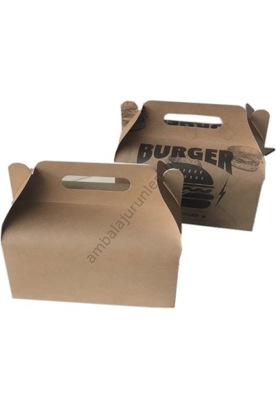 Gizpak Hamburger Taşıma Kutusu Baskısız 200 Adet Gizpak Hamburger Taşıma Kutusu Baskısız 200 Adet