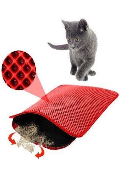 Elekli Kedi Tuvalet Önü Paspası Kedi Paspası