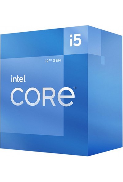 Intel Core i5-12400 6 Core 2.5ghz 18MB 65W LGA1700 12.nesil Box (Grafik Kart Var Fan Var) Intel Core i5-12400 6 Core 2.5ghz 18MB 65W LGA1700 12.nesil Box (Grafik Kart Var Fan Var)