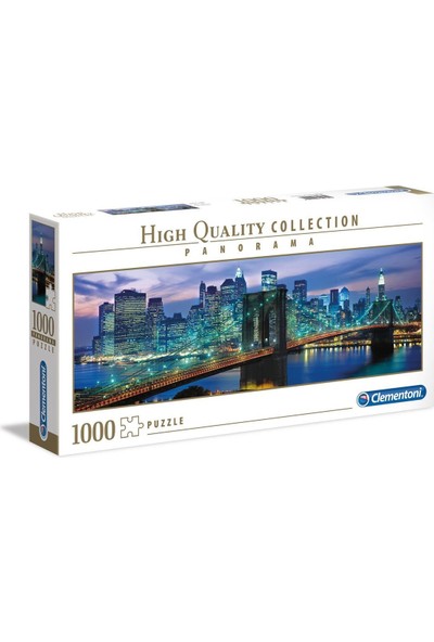 Clementoni 39434 Clementoni, New York Brooklyn Bridge, 1000 Parça Puzzle Clementoni 39434 Clementoni, New York Brooklyn Bridge, 1000 Parça Puzzle