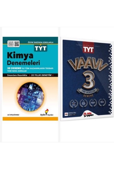 Aydın Yayınları TYT Kimya Deneme ve 3' Lü Genel Deneme Aydın Yayınları TYT Kimya Deneme ve 3' Lü Genel Deneme
