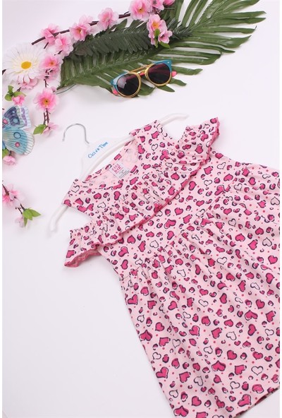 Cicitime Kalp Desenli Elbise