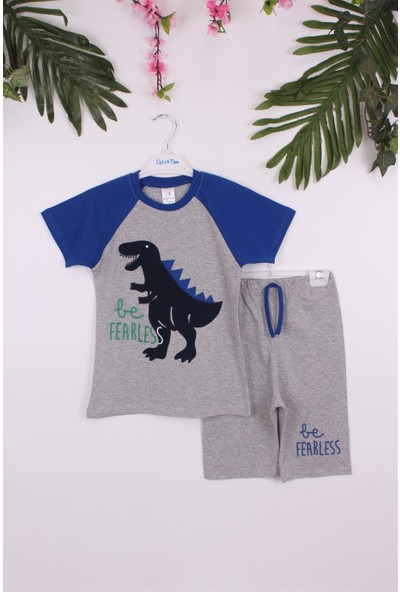 Cicitime Dinazor Nakışlı Şortlu Takım