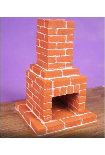 Minyatür Tuğla Şömine Paket