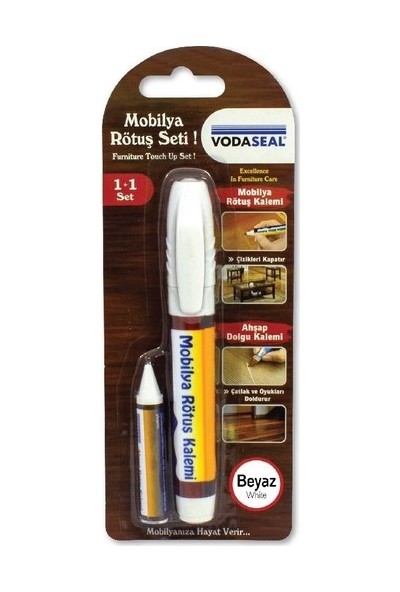 Vodaseal Mobilya Rötuş Kalemi Beyaz Vodaseal Mobilya Rötuş Kalemi Beyaz