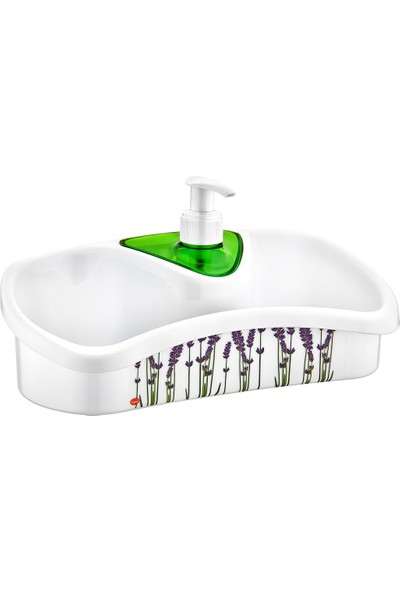 Emofom Daisy Sünger Hazneli Mutfak & Banyo Sıvı Deterjanlık