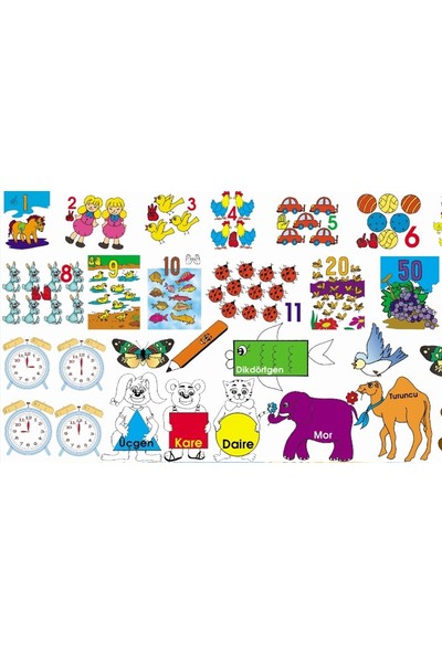 Yapboz - Sayılar - Renkler - Şekiller - Kolektif Yapboz - Sayılar - Renkler - Şekiller - Kolektif