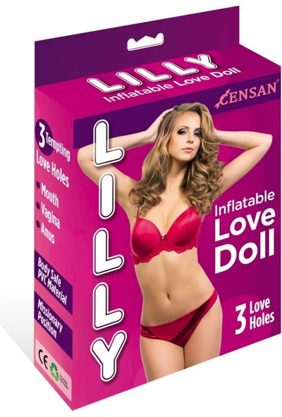 Zevkli Sepet Censan Lilly Love Doll 3 Işlevli Şişme Bebek