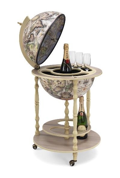 Zoffoli Tucano Vintage Haritalı Dünya Bar 42CM Çap