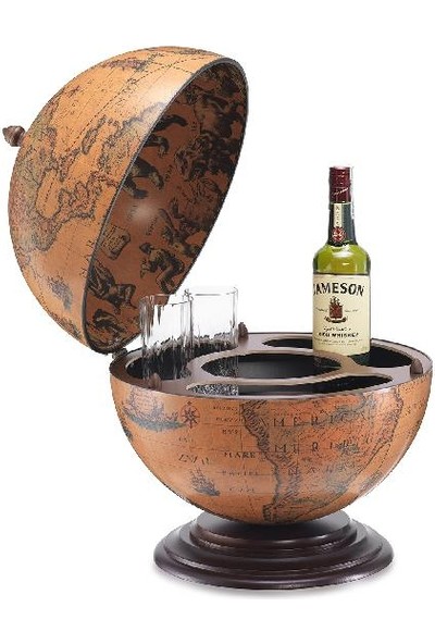 Zoffoli Nettuno Classic Haritalı Dünya Bar 40CM Çap