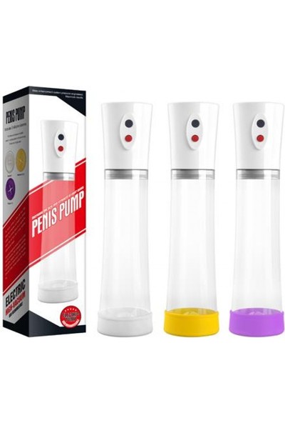 Zevkli Sepet Electric High Vacuum - Otomatik Şarjlı Penis Pompası