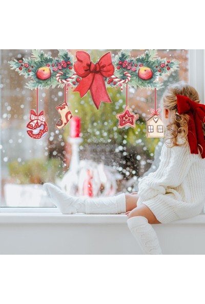 My Happy Place Myhappyplace Kırmızı Fiyonk ve Yılbaşı Süsleri Bebek Çocuk Odası Dekoratif Çıkartma Sticker My Happy Place Myhappyplace Kırmızı Fiyonk ve Yılbaşı Süsleri Bebek Çocuk Odası Dekoratif Çıkartma Sticker