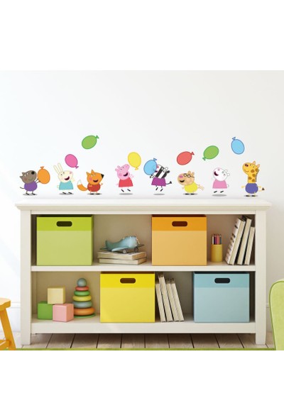 My Happy Place Myhappyplace Peppa & Friends Bebek ve Çocuk Odası Dekoratif Duvar Çıkartması Sticker My Happy Place Myhappyplace Peppa & Friends Bebek ve Çocuk Odası Dekoratif Duvar Çıkartması Sticker