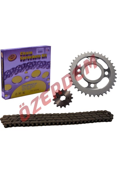 Cup Cub Ön-Arka Dişli Zincir Set 428 102L 36-14T Ctvr Cup Cub Ön-Arka Dişli Zincir Set 428 102L 36-14T Ctvr
