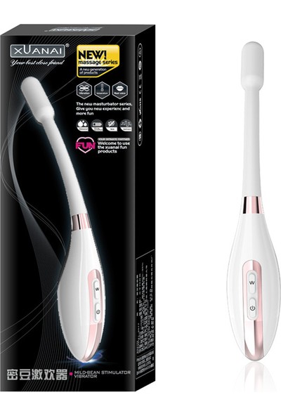 Zevkli Sepet Çok Amaçlı Şarjlı Çubuk Vibratör - Beyaz