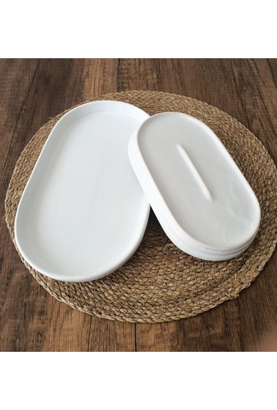 Trend Bibu 2'li Oval Sunum Tabağı 20 x 12 / 25 x 15 Servis Tabağı Trend Bibu 2'li Oval Sunum Tabağı 20 x 12 / 25 x 15 Servis Tabağı