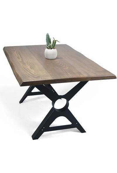 Entema Doğal Ağaç Masif Kütük Masa 60CM x 130CM ( Metal Ayak ) Entema Doğal Ağaç Masif Kütük Masa 60CM x 130CM ( Metal Ayak )