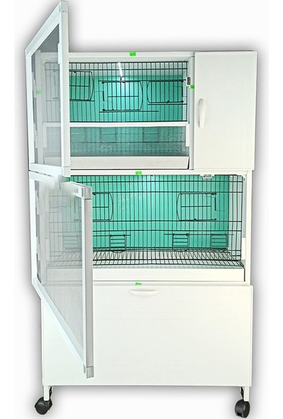 Istanbul Kafes - Model M02DYS Pvc Kafes - Muhabbet Salmalı Kafes Istanbul Kafes - Model M02DYS Pvc Kafes - Muhabbet Salmalı Kafes