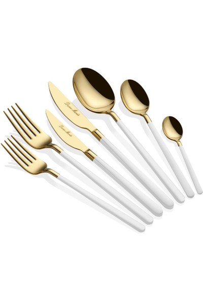 Dame Marie Allegra Gold 42 Parça Çatal Kaşık Bıçak Seti