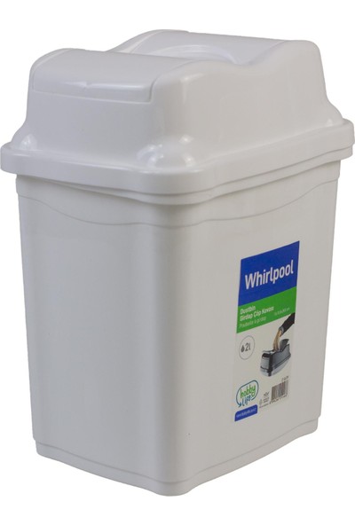 Hobby Life Çöp Kutusu Tezgah Üstü Girdap Kapaklı 2 Lt Beyaz Hobby Life Çöp Kutusu Tezgah Üstü Girdap Kapaklı 2 Lt Beyaz