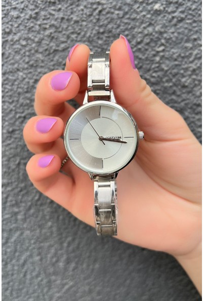 Coliseum Hasır Kordon Saat Gümüş - 7785.841.