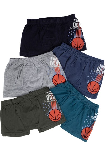 Nicoletta Mıxcolor Erkek Çocuk Boxer 5'li Paket